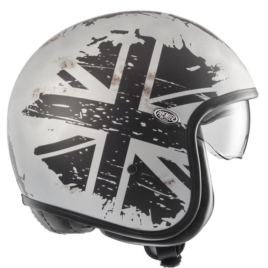 Casque Vintage Nt Old Style Silver Bm - Premier