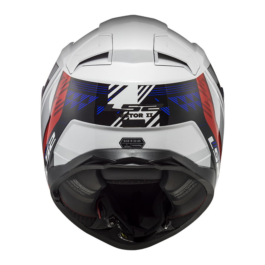 CASQUE INTÉGRAL FF811 VECTOR II STYLUS - LS2 Orange Fluo/Noir 2XS