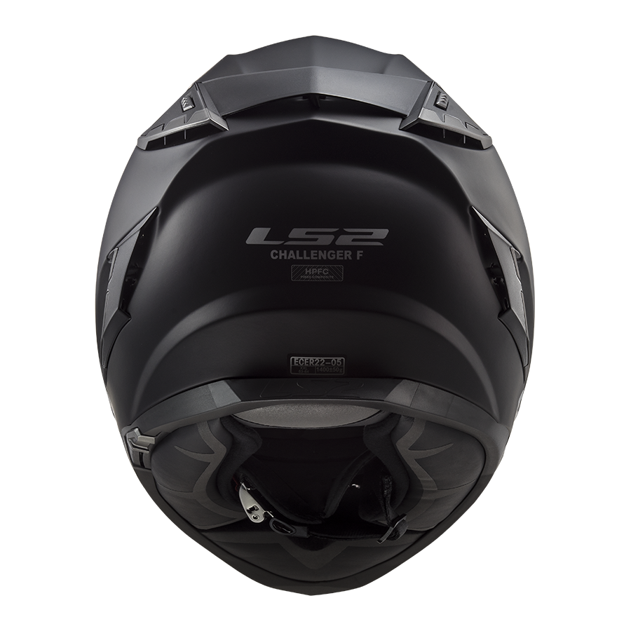 CASQUE INTÉGRAL FF327 CHALLENGER SOLID - LS2 Noir Mat 2XS