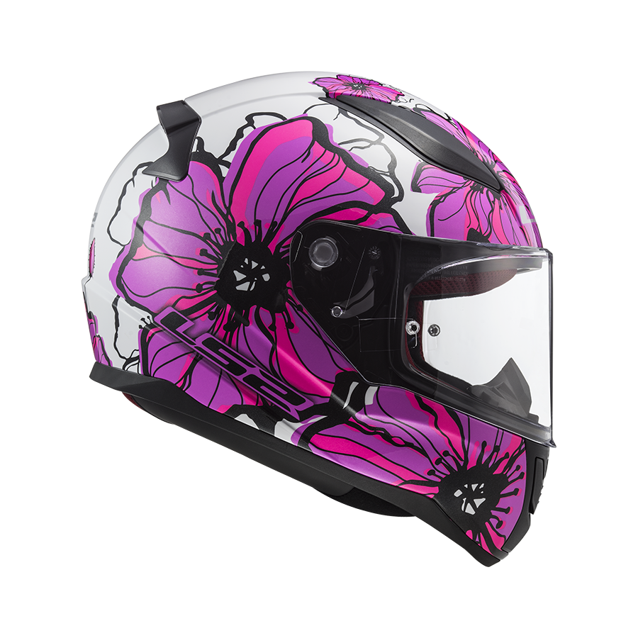 CASQUE INTÉGRAL FF353 RAPID POPPIES PINK - LS2 Rose 2XL