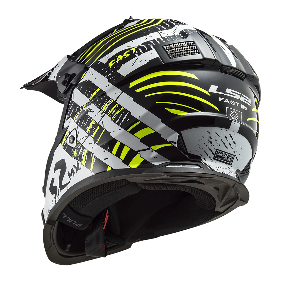 Casque Cross Mx437 Fast Evo Verve - Ls2